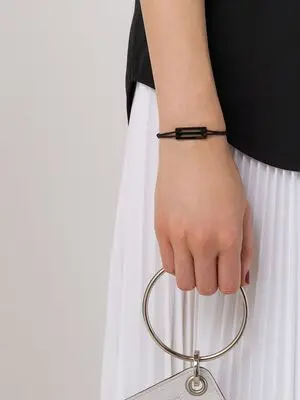 Le Gramme Ceramic Cord Bracelet - Black