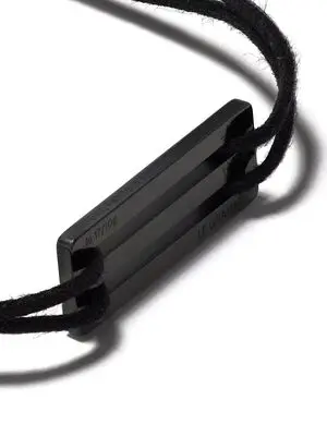 Le Gramme Ceramic Cord Bracelet - Black