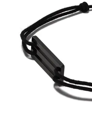 Le Gramme Ceramic Cord Bracelet - Black