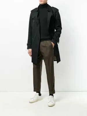 DRUMOHR Fine-knit Roll Neck Sweater - Black