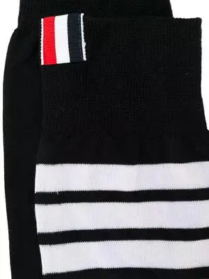 Thom Browne 4-bar Stripe Socks - Black