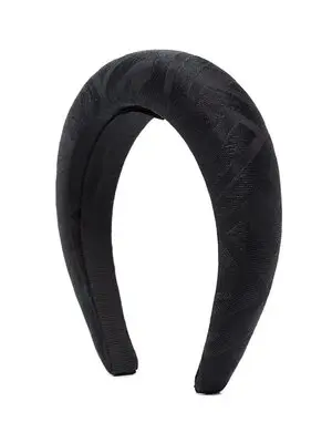 Fendi Ff Padded Silk Hairband