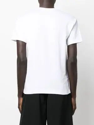 Play Comme Des Garcon Heart Print T-shirt - White