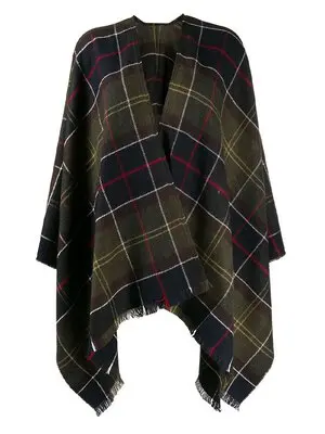 Barbour Staffin Tartan Serape - Green