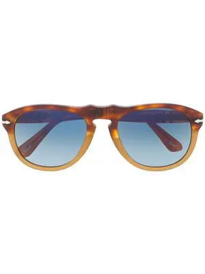 Persol Tortoiseshell Aviator Sunglasses - Brown
