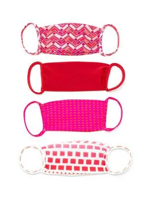 AMIR SLAMA Geometric Print Face Masks