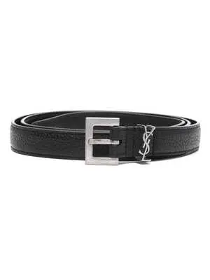 Saint Laurent 2024 Cruise Belt - Black