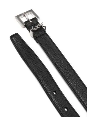 Saint Laurent 2024 Cruise Belt - Black