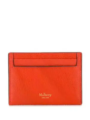 Mulberry Compact Logo Cardholder - Orange