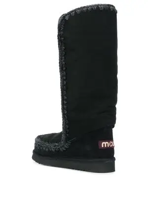 Mou Woven Detail Boots