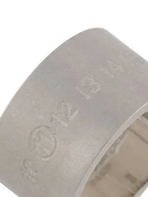 MAISON MARGIELA Numbers Engraved Band Ring