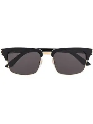 Cartier C Décor Ct0132s Sunglasses - Black