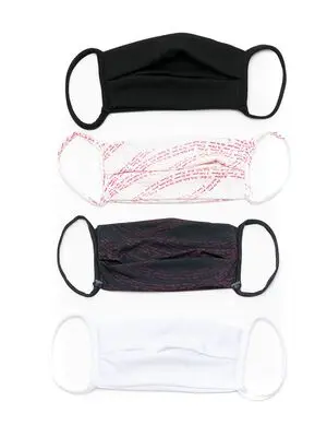 AMIR SLAMA Pleated Face Masks - Multicolour