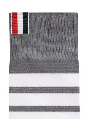 Thom Browne Grosgrain-loop Tab Socks - Grey