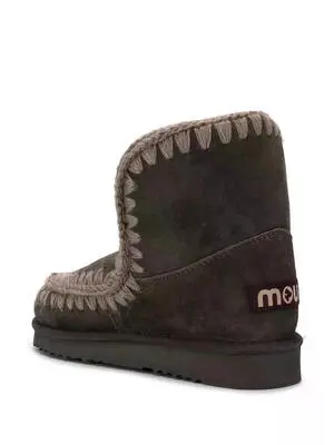 Mou Knitted Detail Boots