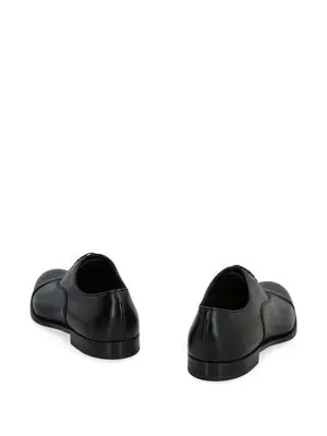 DOUCAL'S Leather Oxford Shoes - Black