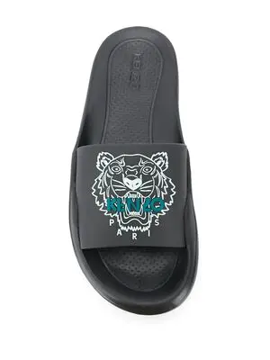 Kenzo Tiger Debossed Slides