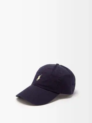 Ralph Lauren Polo Ralph Lauren - Logo-embroidered Cotton-twill Cap - Mens - Blue Blue