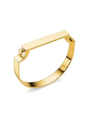 Monica Vinader Signature Bangle - Gold