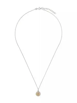 TRUE ROCKS 8-ball Pendant Necklace - Silver