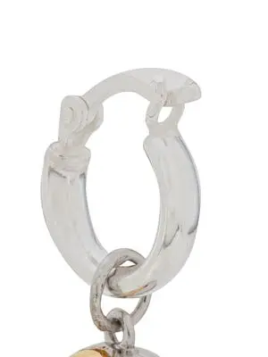 TRUE ROCKS Eight Ball Hoop Earring