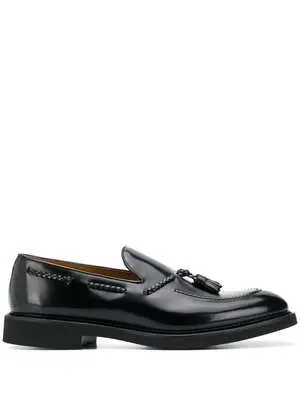 DOUCAL'S Tassel-embellished Leather Loafers