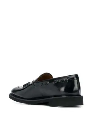 DOUCAL'S Tassel-embellished Leather Loafers