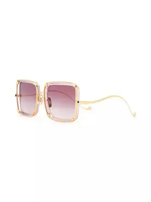Anna-Karin Karlsson White Moon Square Sunglasses