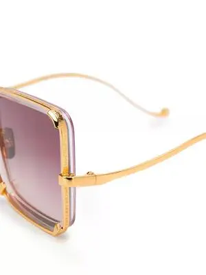 Anna-Karin Karlsson White Moon Square Sunglasses
