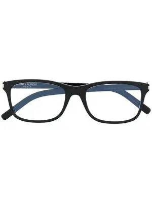 Saint Laurent Rectangle Frame Glasses - Black