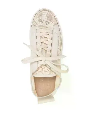 Chloé Lauren Lace Sneakers - Neutrals