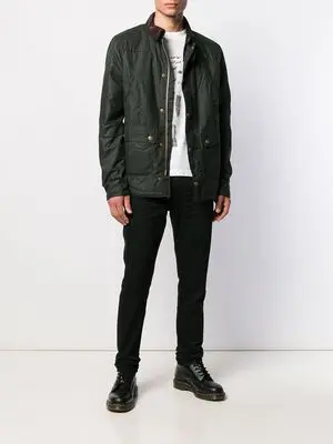 Barbour Reelin Wax-coated Jacket - Green