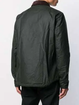 Barbour Reelin Wax-coated Jacket - Green