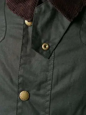Barbour Reelin Wax-coated Jacket - Green