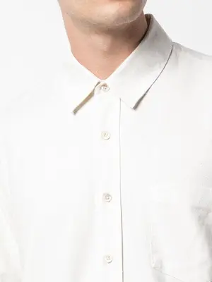 Our Legacy Long-sleeve Silk Shirt - White