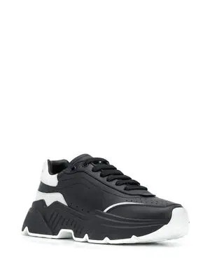 Dolce & Gabbana Daymaster Leather Sneakers - Black