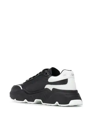 Dolce & Gabbana Daymaster Leather Sneakers - Black