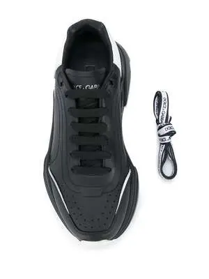 Dolce & Gabbana Daymaster Leather Sneakers - Black