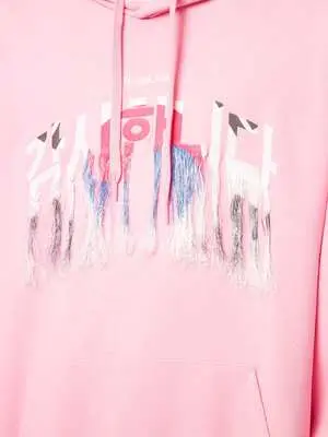 DOUBLET Embroidered Fringed Hoodie