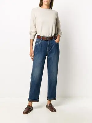 Brunello Cucinelli Sequin Details Jumper - Neutrals