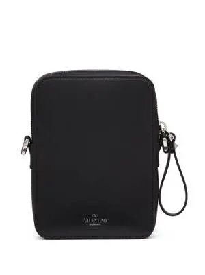 Valentino Garavani Vltn Messenger Bag In Black - 50% Off