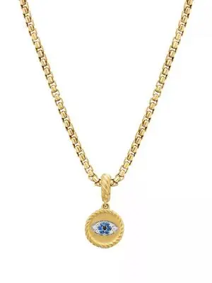 DAVID YURMAN David Yurman 18kt Yellow Gold Evil Eye Amulet