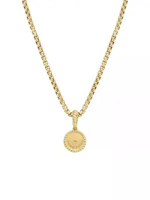 David Yurman 18kt Yellow Evil Eye Amulet - Gold