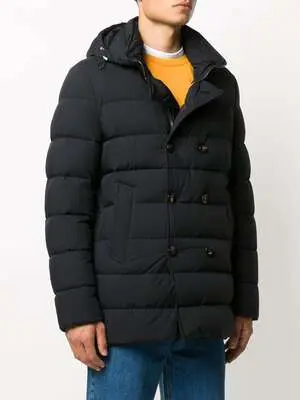 MOORER Florio Padded Coat - Blue
