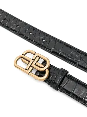 Balenciaga Bb Thin Belt