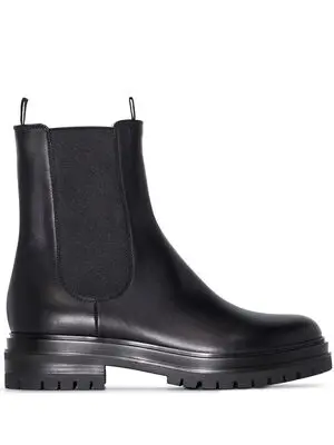GIANVITO ROSSI Chester Chelsea Boots - Black