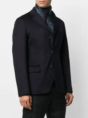 Herno Down Layered Blazer - Blue