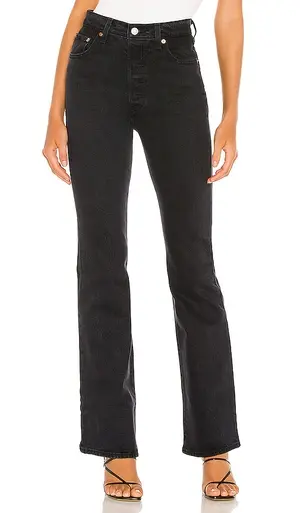 LEVI'S Ribcage Boot In Black