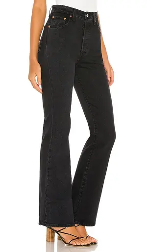 LEVI'S Ribcage Boot In Black