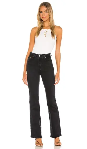 LEVI'S Ribcage Boot In Black